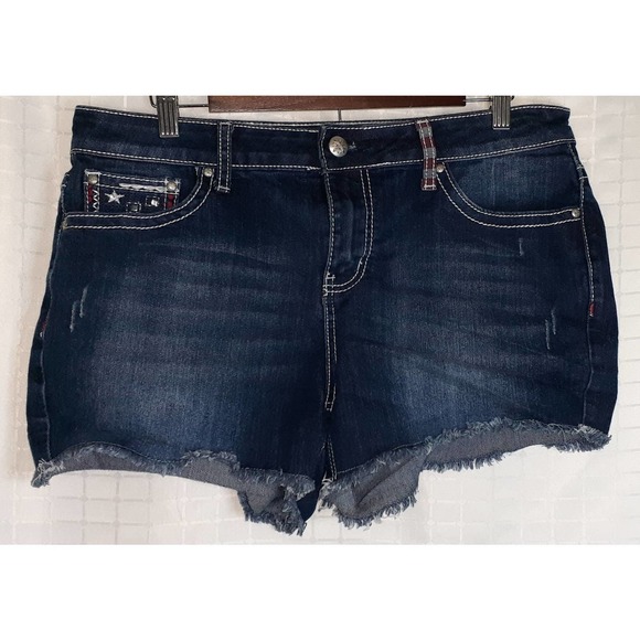 Love Indigo | Shorts | Love Indigo Jeans Denim Shorts 2 Flag | Poshmark